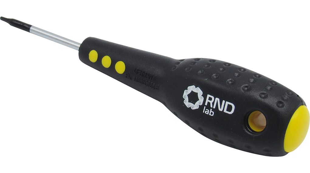 RND 550-00190 | RND Tournevis Torx, Security Torx, T6H, Ergonomic | Distrelec France